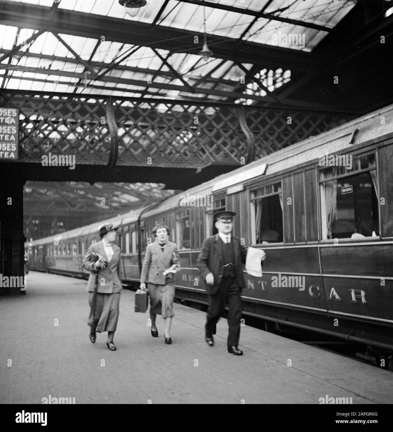 Scotland - Edinburgh Waverley Railway Station Description: Conductor ...