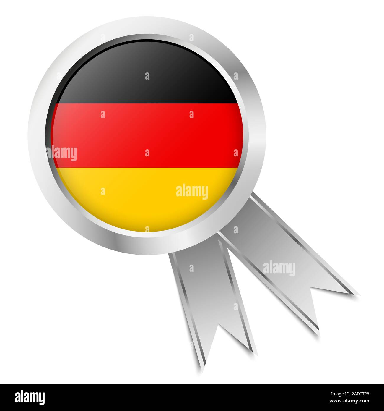 button with ribbon Made in Germany Stock Vector Image & Art - Alamy