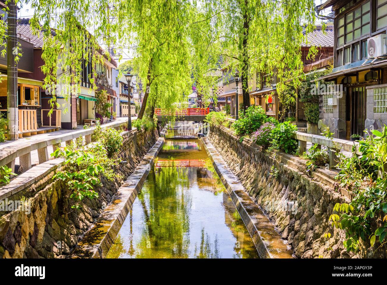 Shimoda, Japan on Perry Road and canal during the afternoon Stock Photo ...