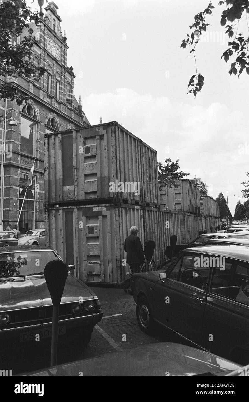 Container-City as an art object for the Stedelijk Museum in Amsterdam ...