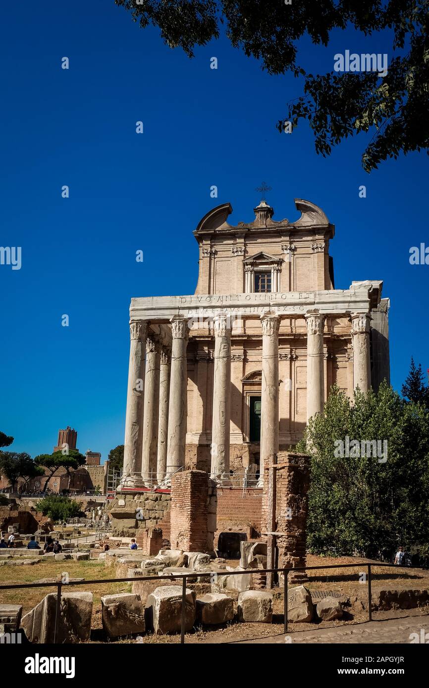 forum romanum, rom Stock Photo - Alamy