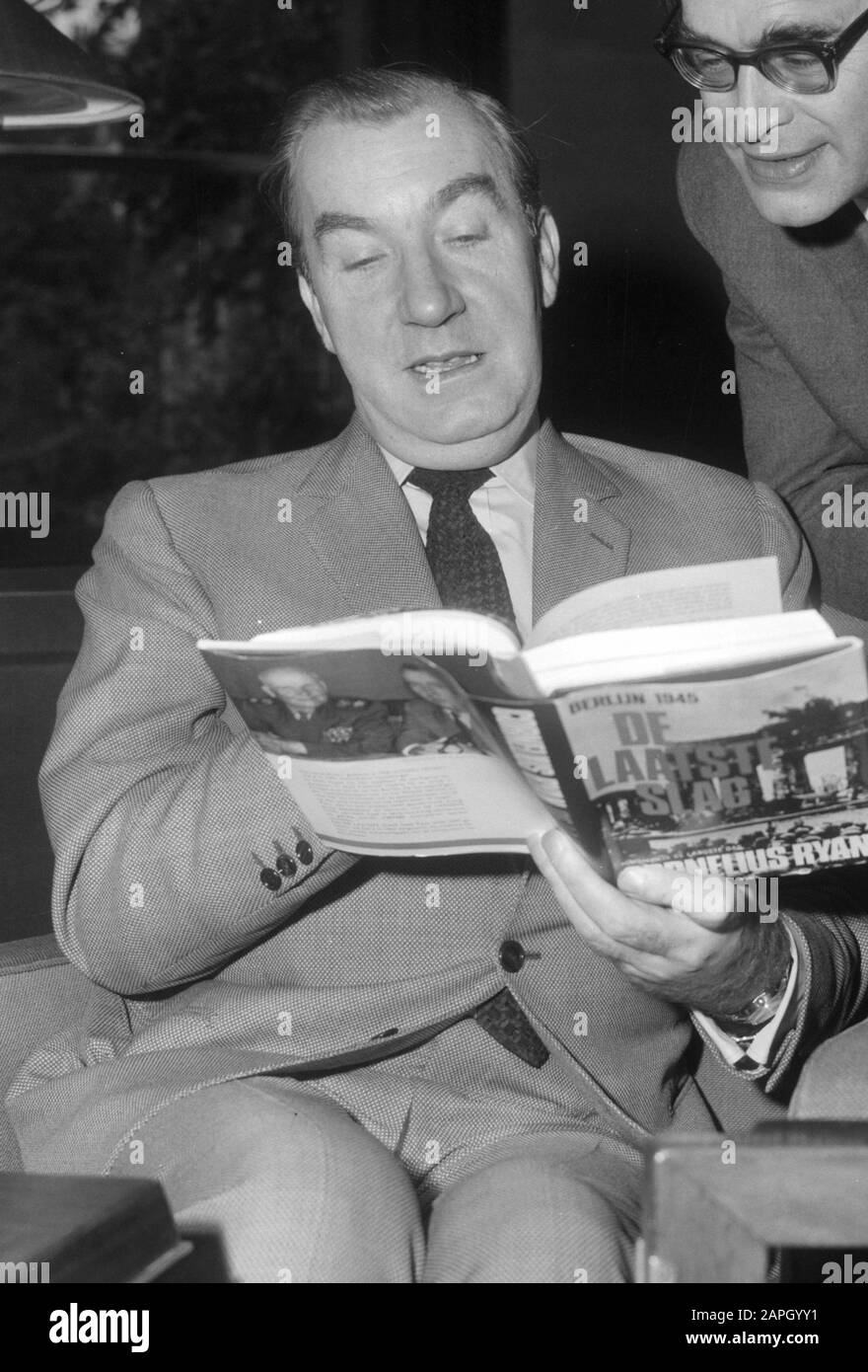 The Irish-American journalist and historian Cornelius Ryan with the ...