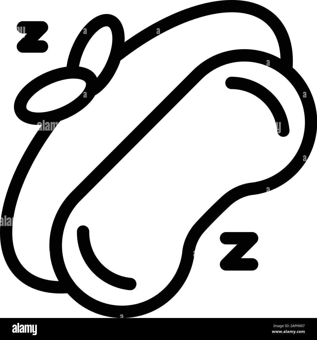 Rest sleep mask icon, outline style Stock Vector Image & Art - Alamy