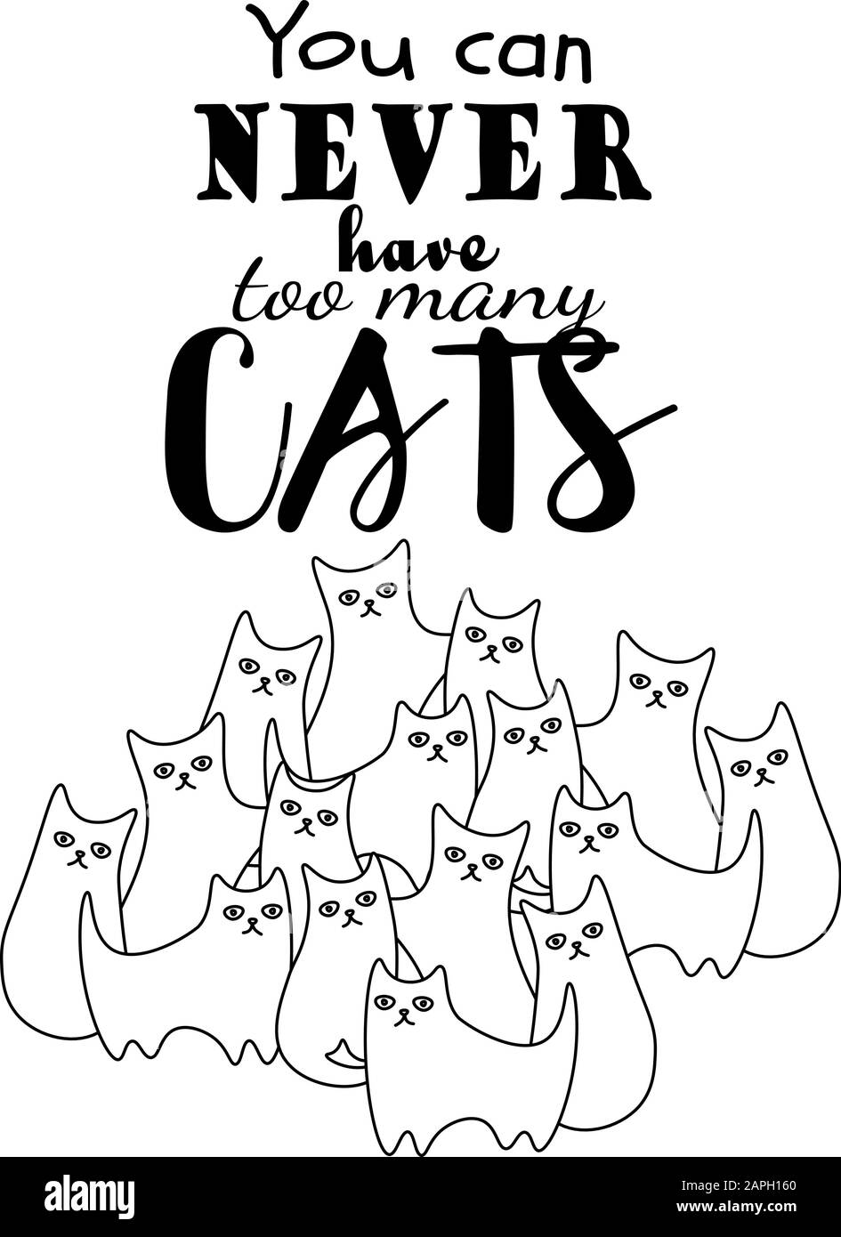 Meow cat person Stock Vector Images - Alamy