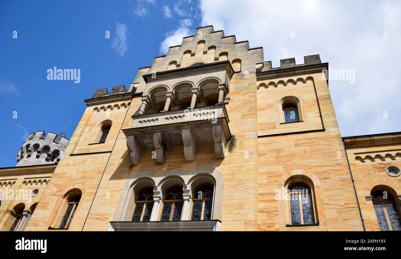 Neuschwanstein Castle in the Alps of Bavaria, Germany Stock Photo - Alamy
