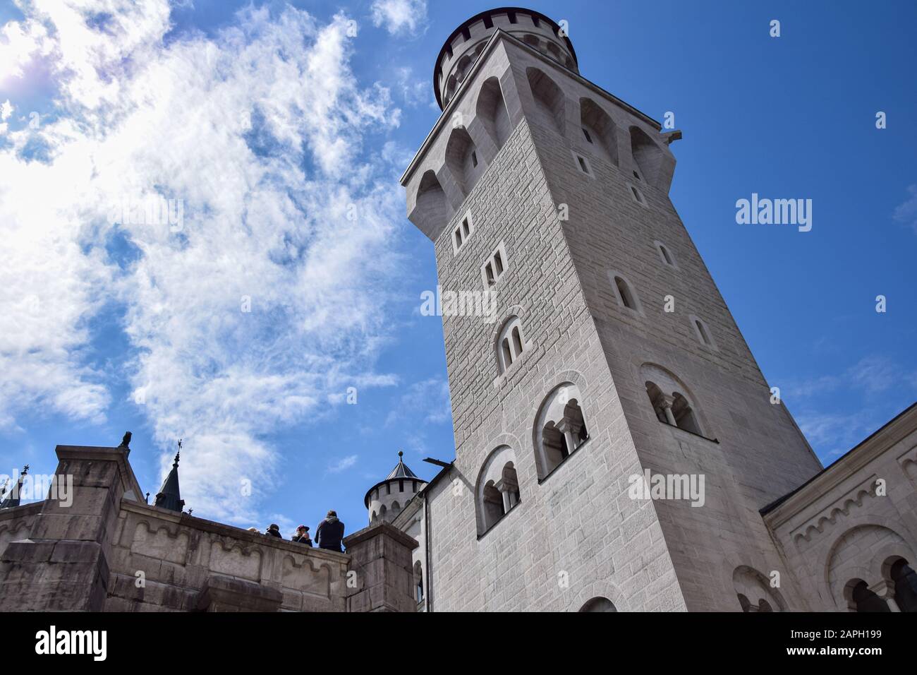 Neuschwanstein Castle in the Alps of Bavaria, Germany Stock Photo - Alamy