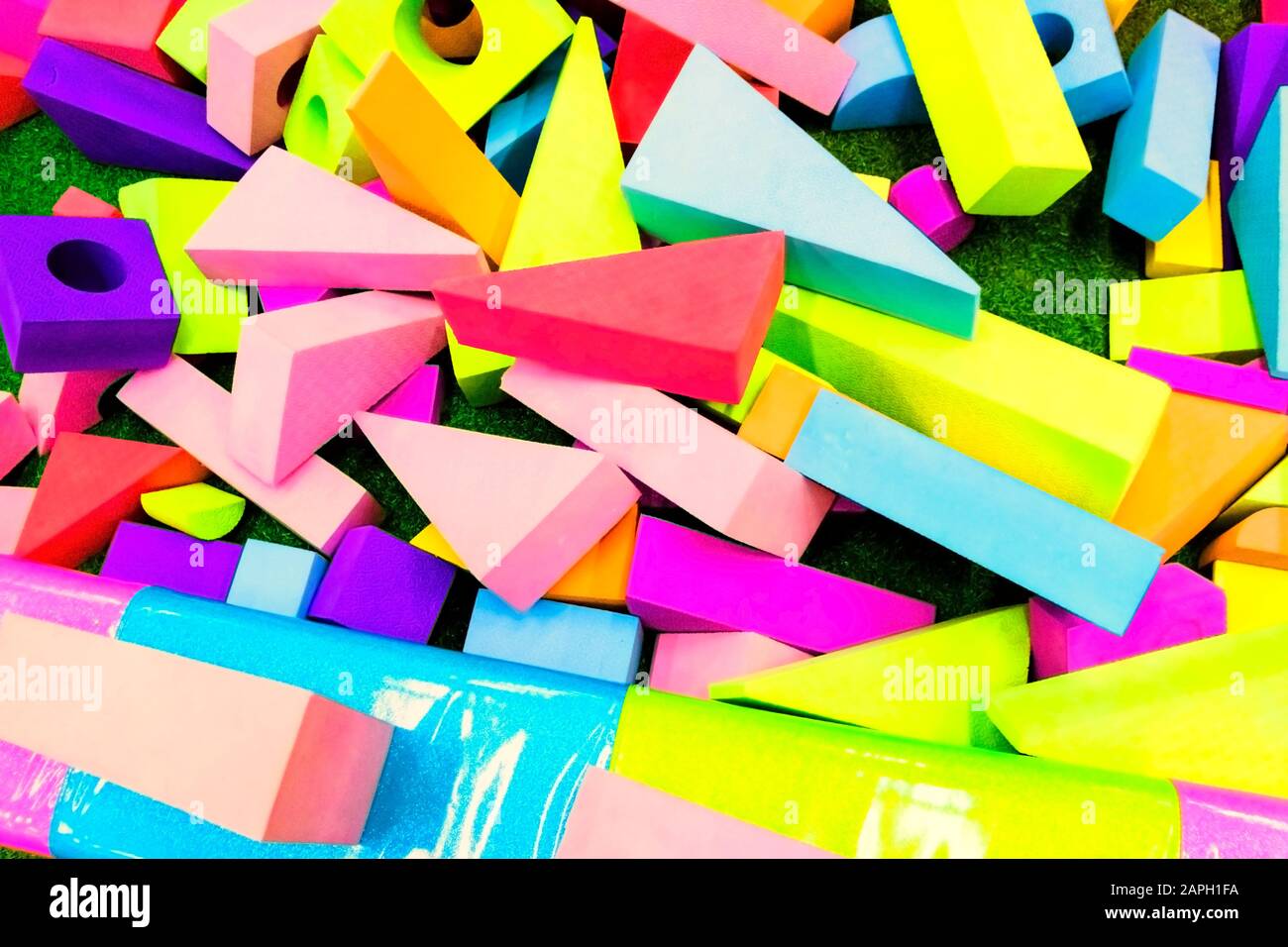 pictured in the photo colorful cubes Stock Photo - Alamy