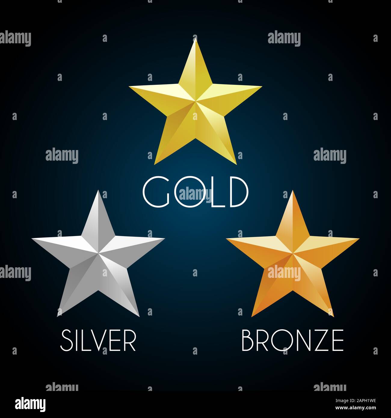 Gold silver bronze platinum Stock Vector Images - Alamy