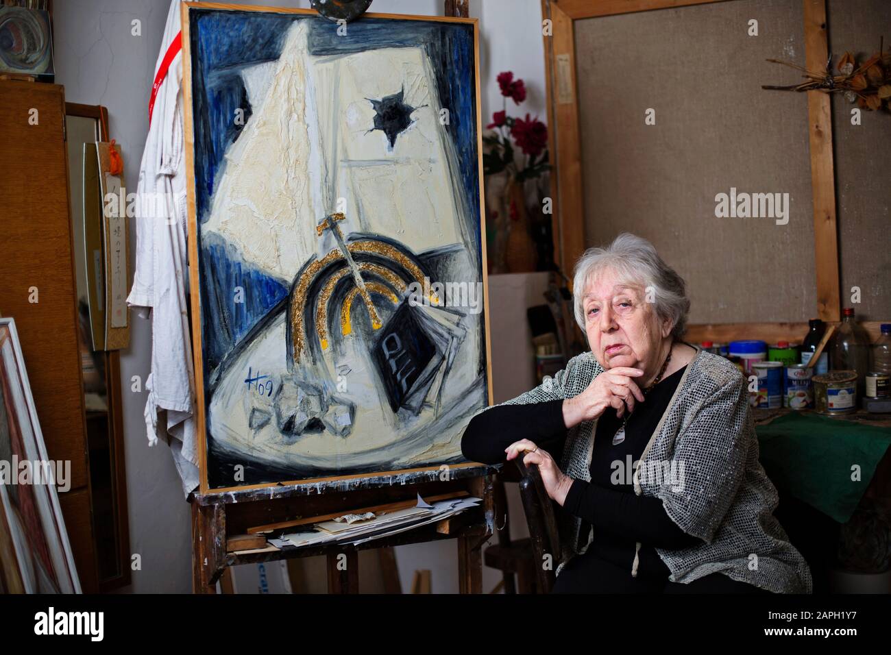 ***FILE PHOTO*** Czech artist, painter, and Holocaust survivor, Helga ...