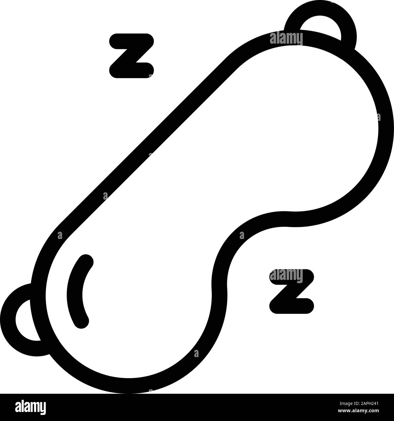 Comfort sleep mask icon, outline style Stock Vector Image & Art - Alamy