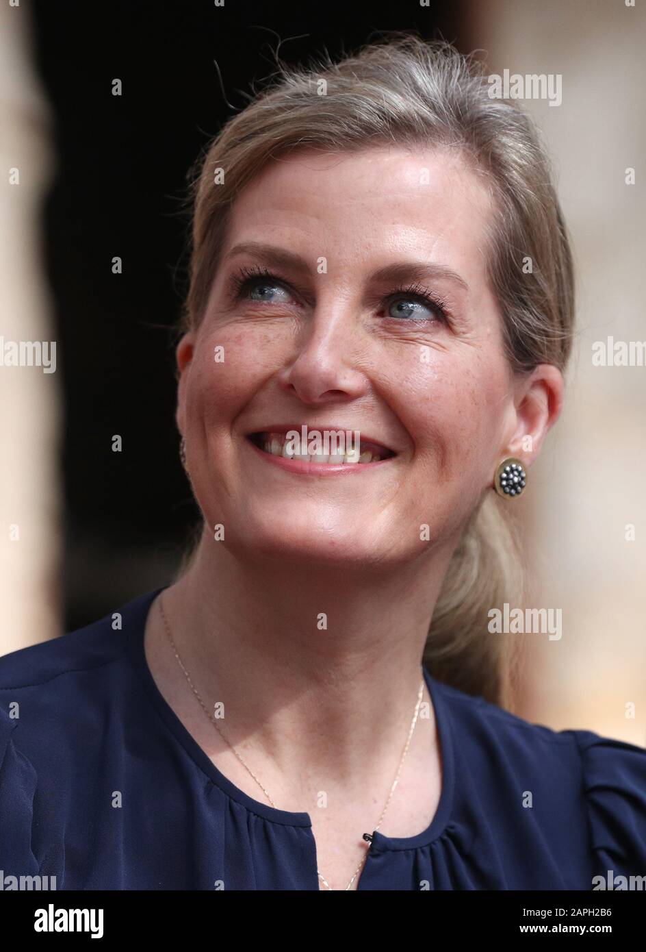 The countess wessex visits russell technical secondary school hi-res ...