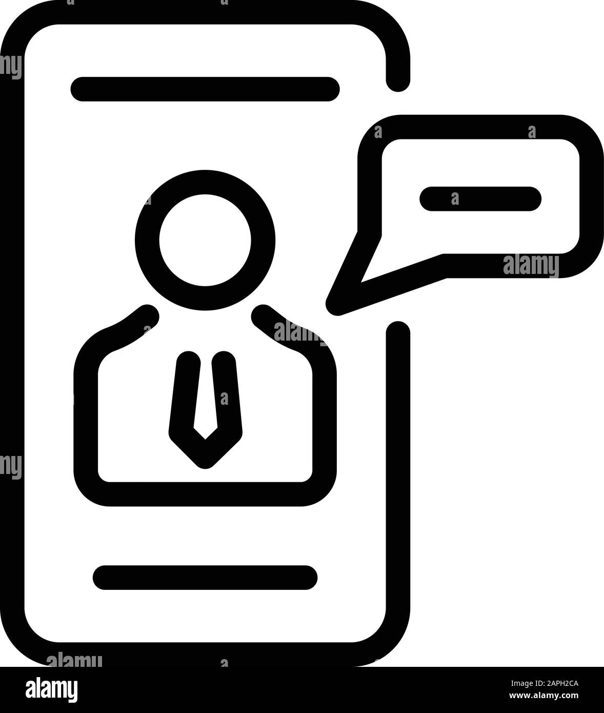 Smartphone finance icon, outline style Stock Vector Image & Art - Alamy