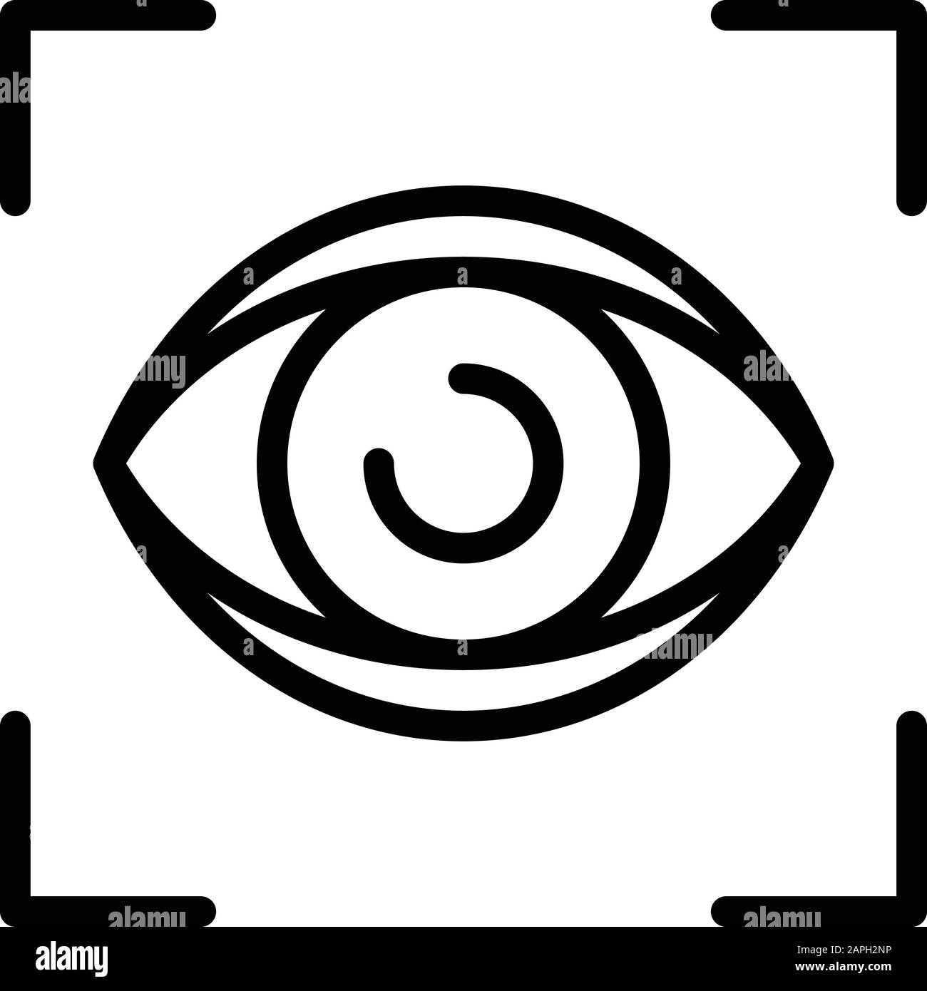 Monitor malware icon outline hi-res stock photography and images - Alamy