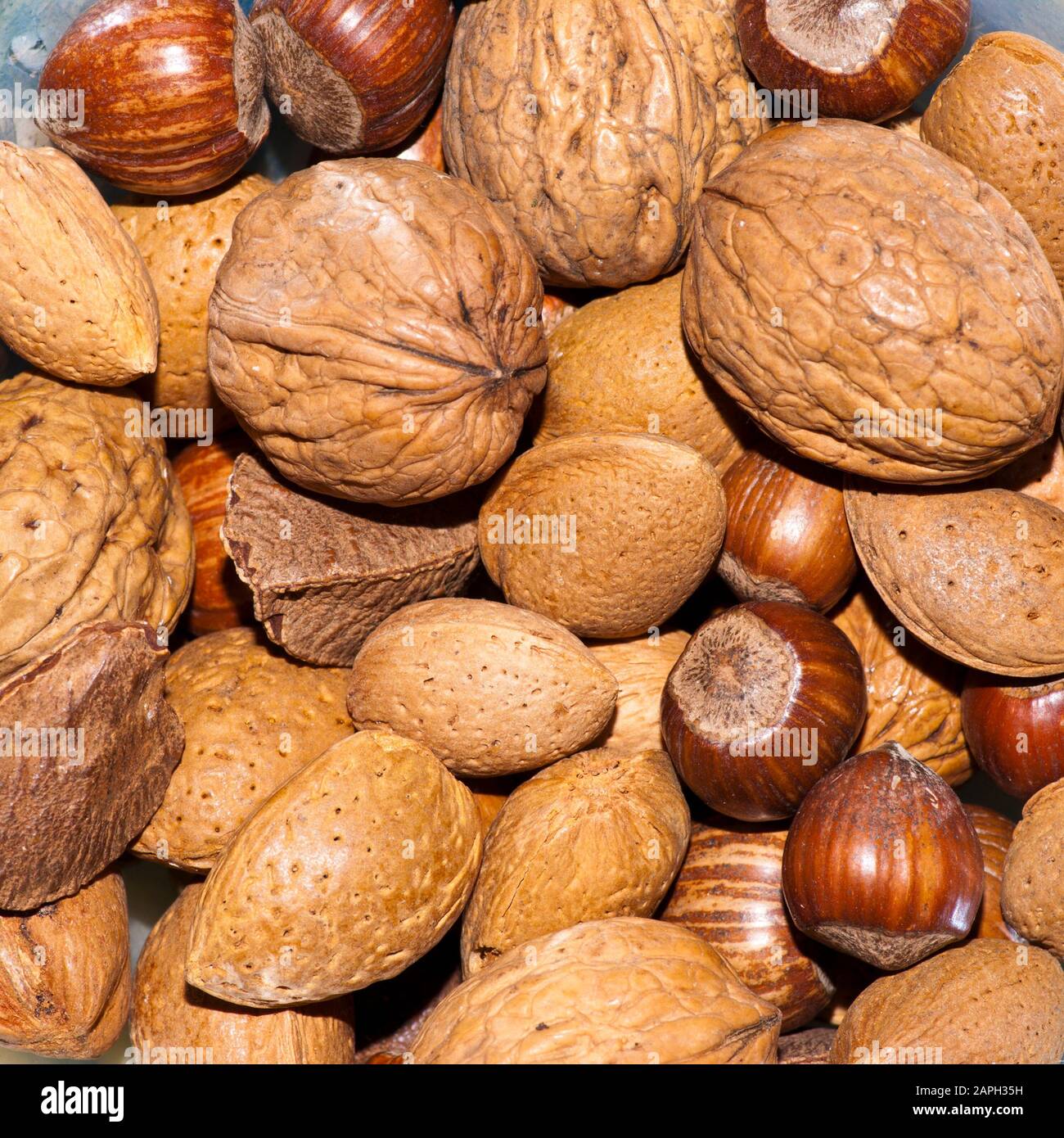 Almonds and brazil nuts hi-res stock photography and images - Alamy