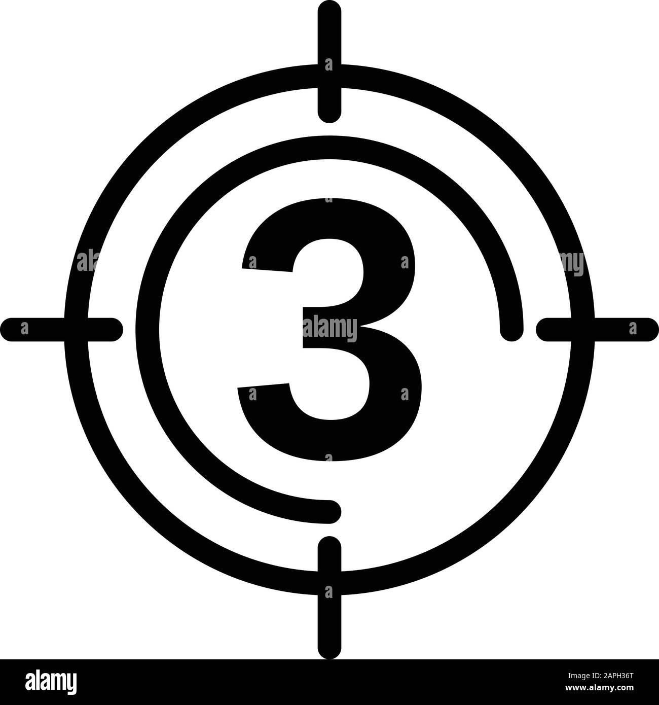 Vintage movie countdown illustration Cut Out Stock Images & Pictures ...