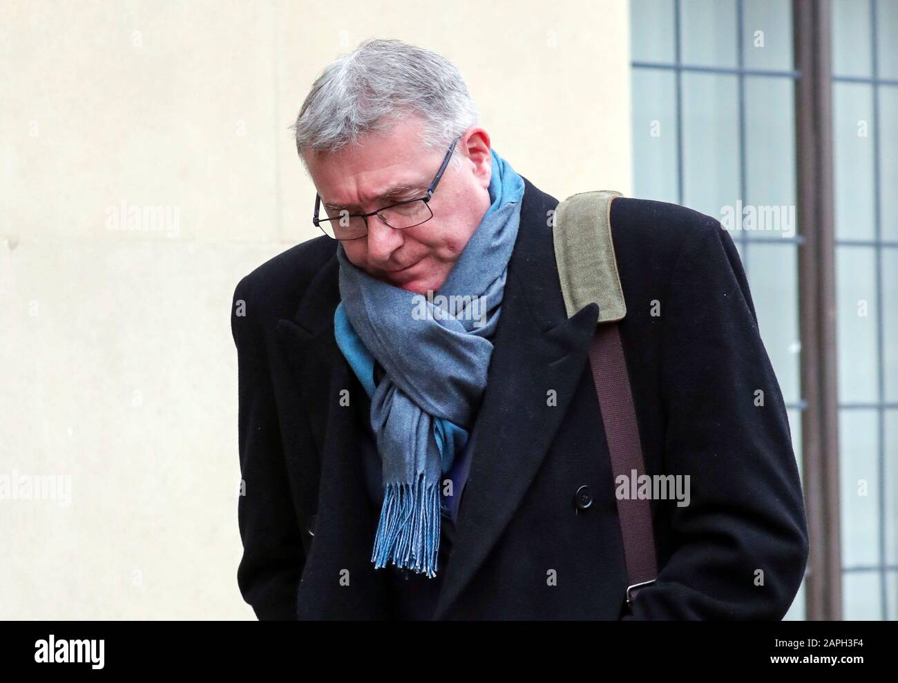 NHS boss Peter Knight leaves Oxford Crown Court after being sentenced ...