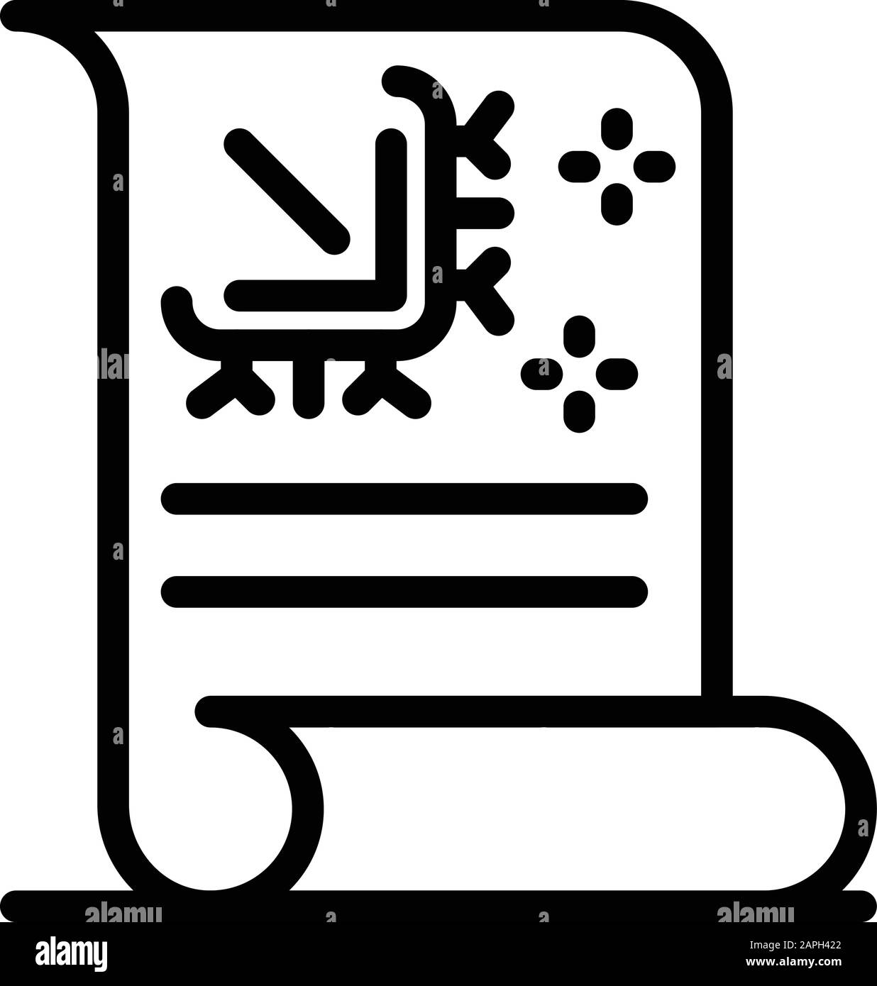 Ai learning paper icon, outline style Stock Vector Image & Art - Alamy