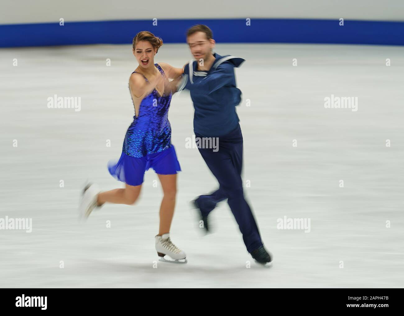 Steiermarkhalle, Graz, Austria. 23rd Jan, 2020. Alexandra Nazarova and ...