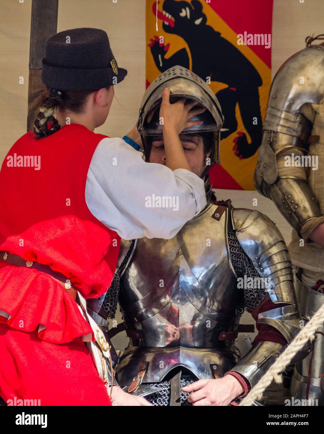 Medieval squire hi-res stock photography and images - Alamy