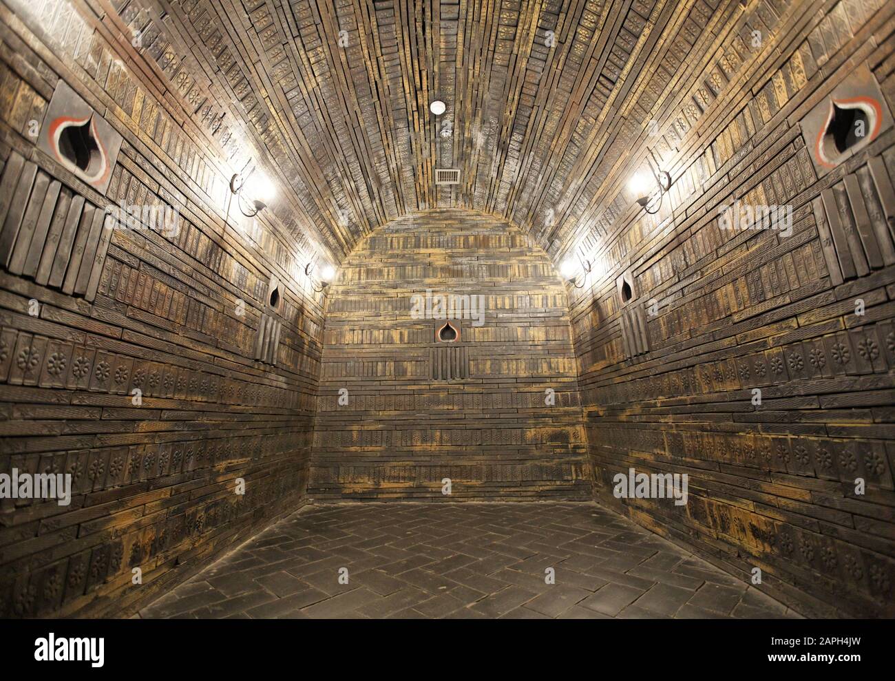 replica of the Tomb of King Muryeong, Gongju, Korea Stock Photo - Alamy