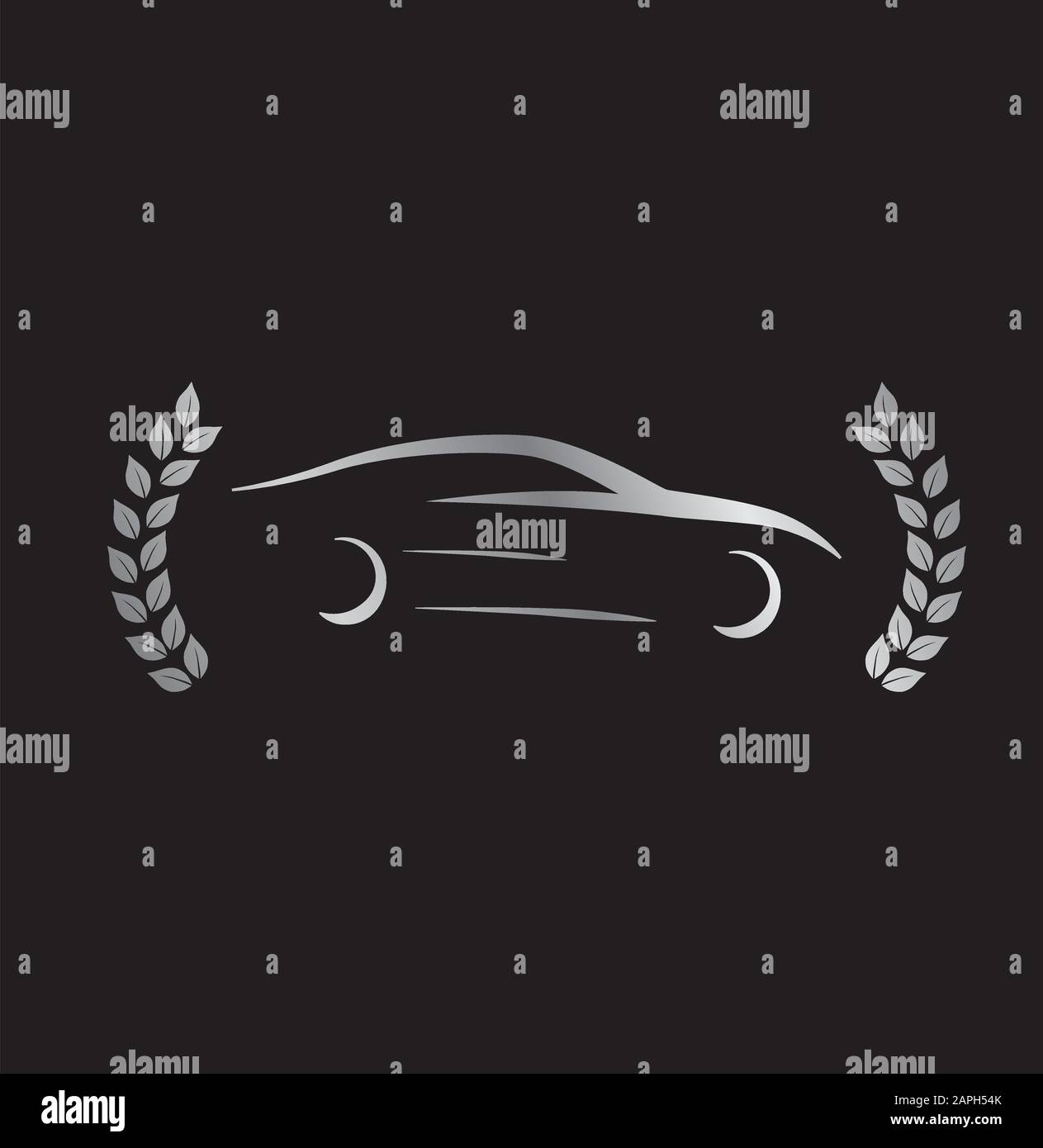 Silver car automobile Stock Vector Images - Alamy