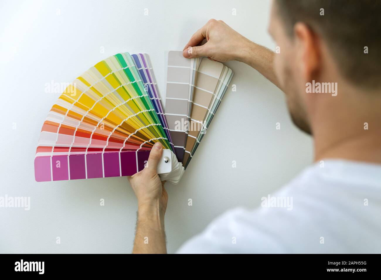 White paint colour chart hi-res stock photography and images - Alamy