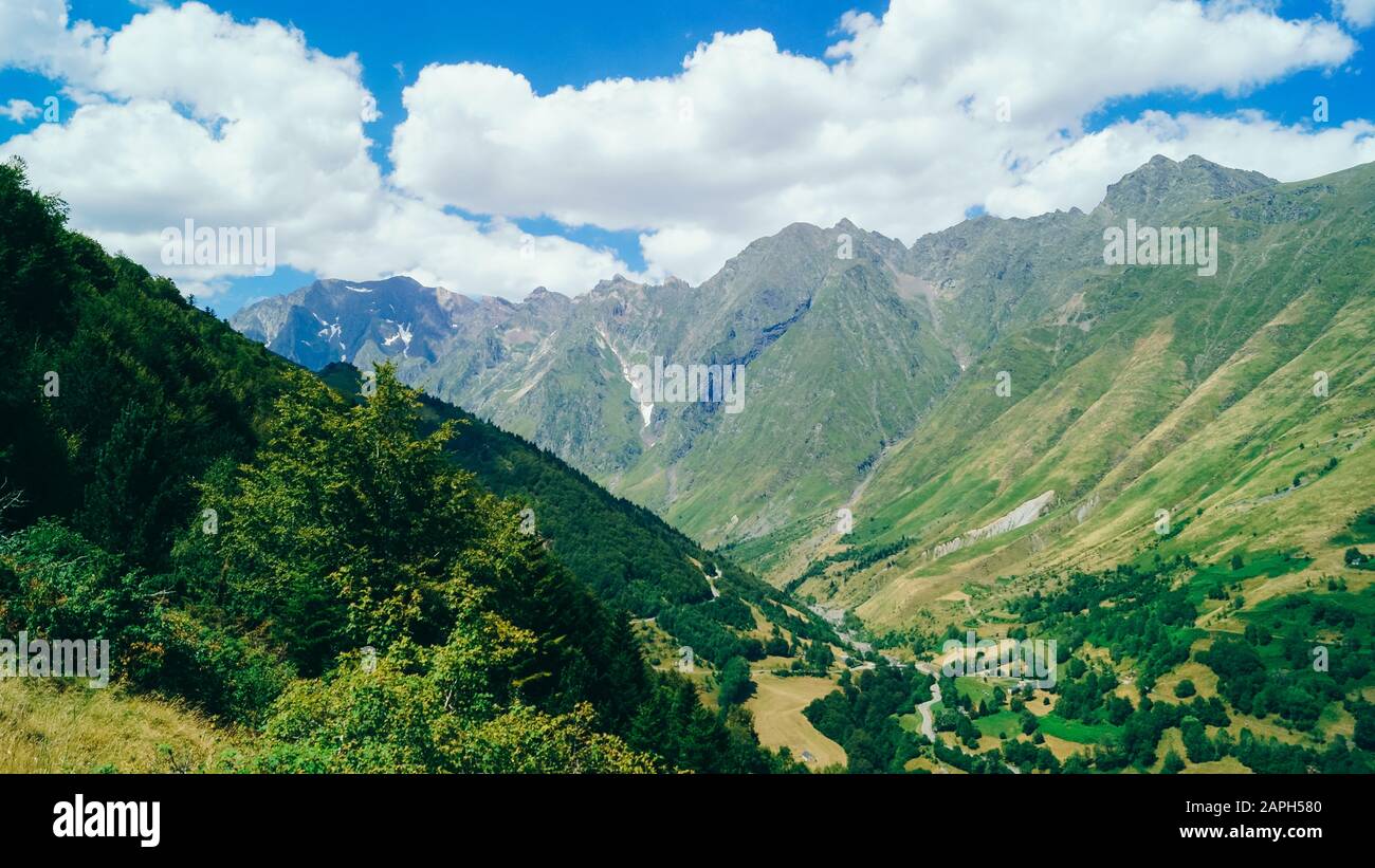 French Pyrenees Mountain Range Stock Photo - Alamy