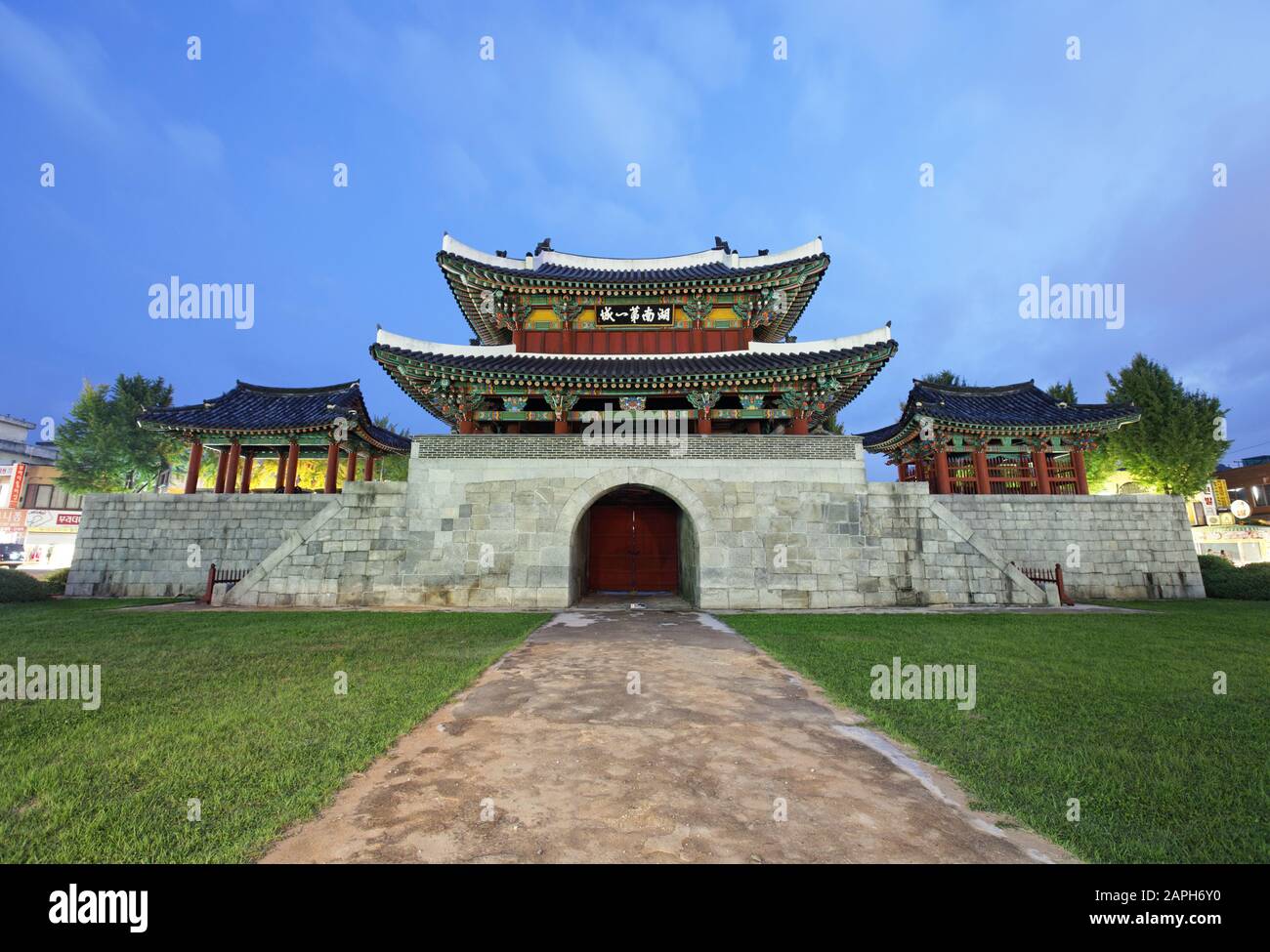 Pungnammun Gate in Jeonju, Korea Stock Photo - Alamy