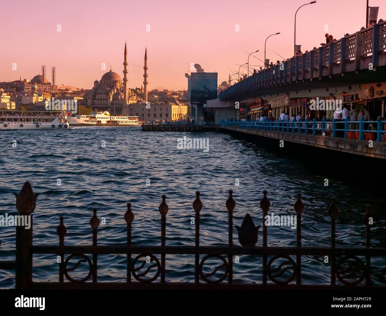 Galata Bridge Istanbul View The View From Galata Bridge.