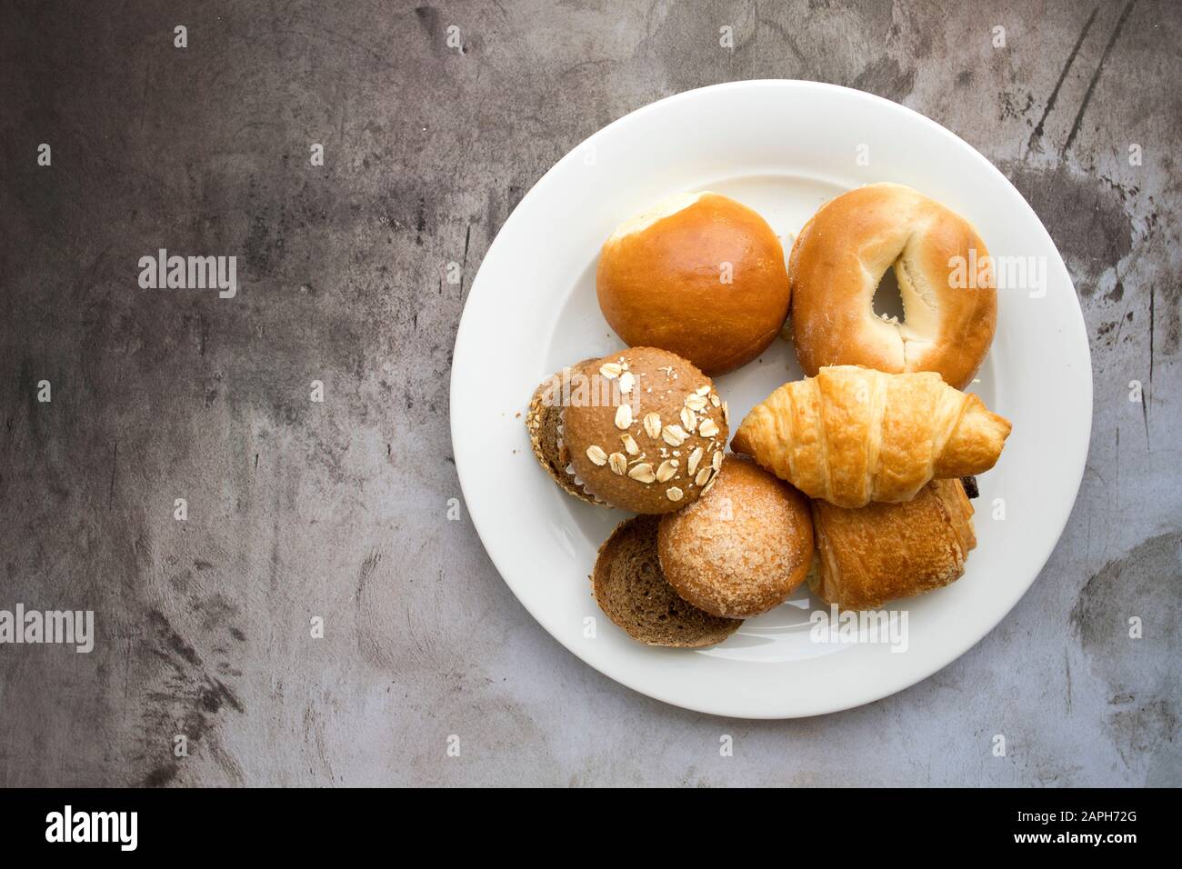 A Variety of Breads and Bakery Products Stock Photo - Alamy