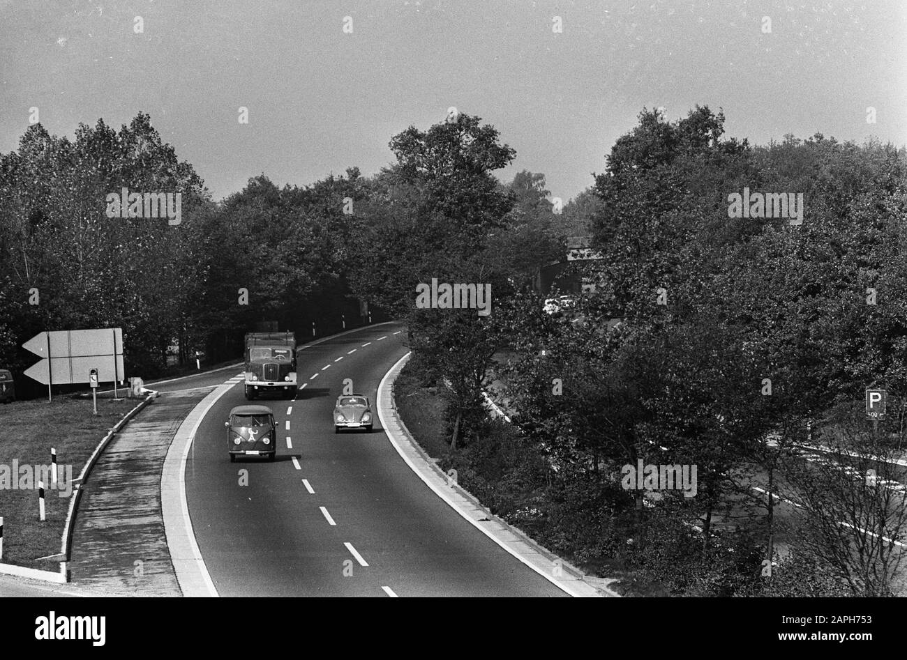 The motorway (Autobahn) in Germany Date: October 4, 1964 Location ...