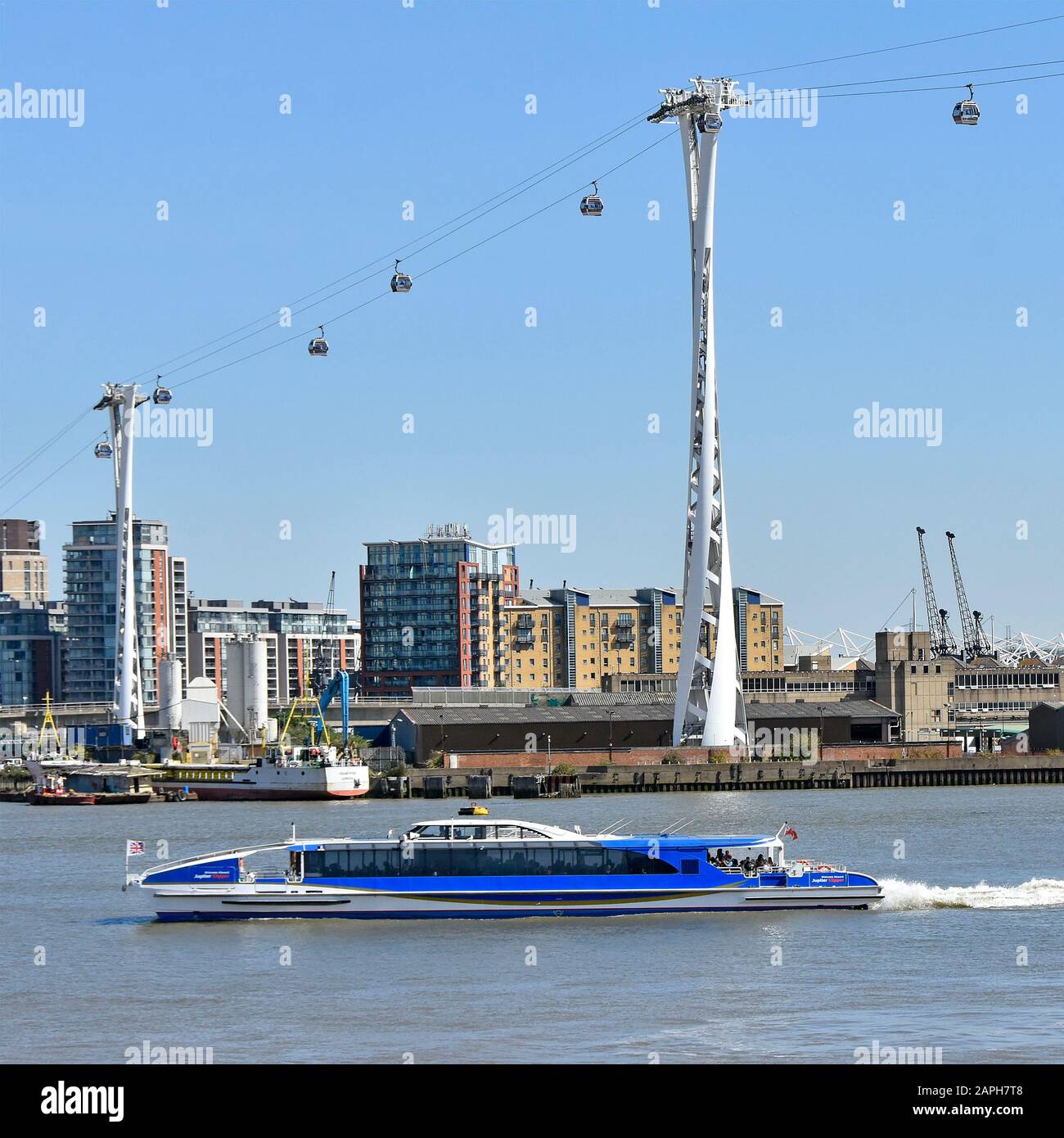Thames line catamaran hi-res stock photography and images - Alamy