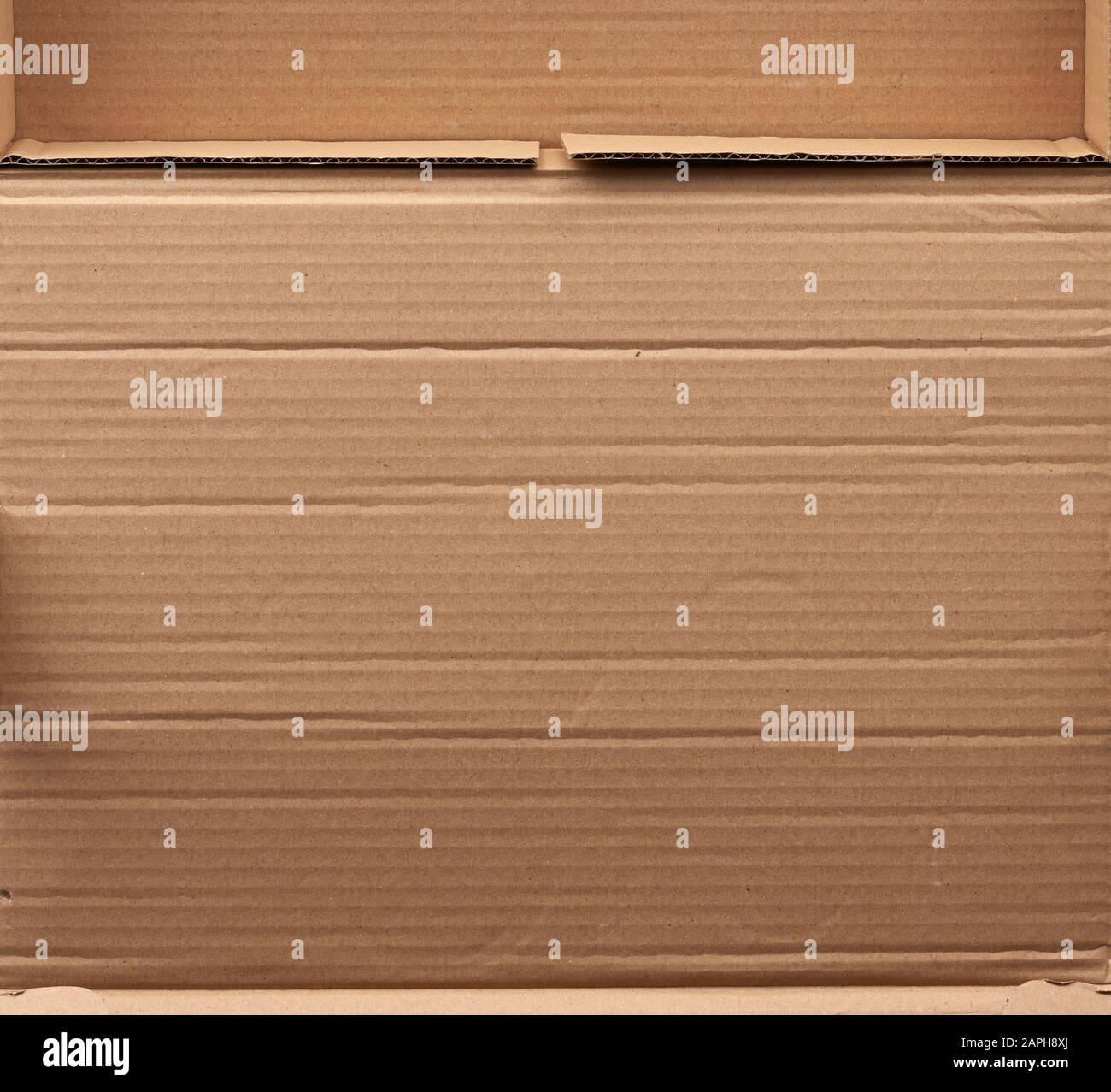 texture of brown cardboard used to make boxes, close up Stock Photo - Alamy
