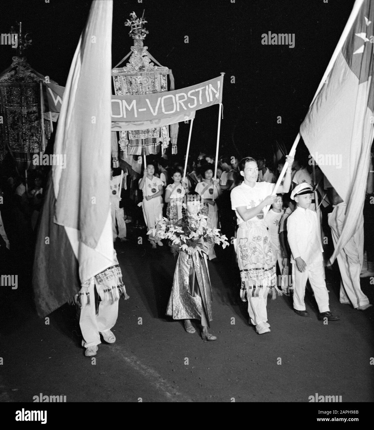 Scene during royal visit Black and White Stock Photos & Images - Alamy