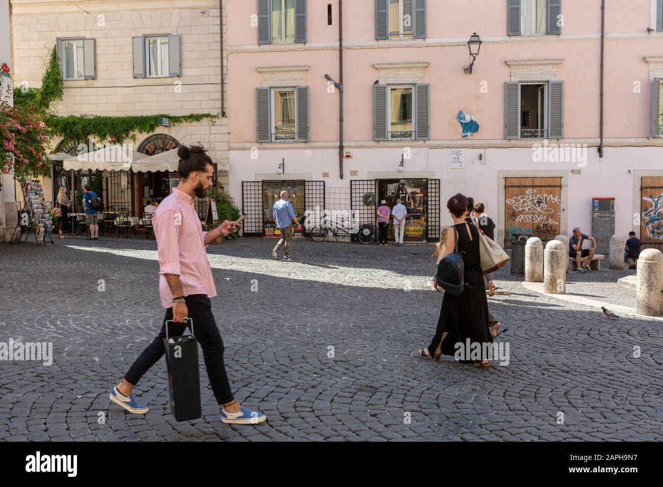 Rome monti district hi-res stock photography and images - Alamy