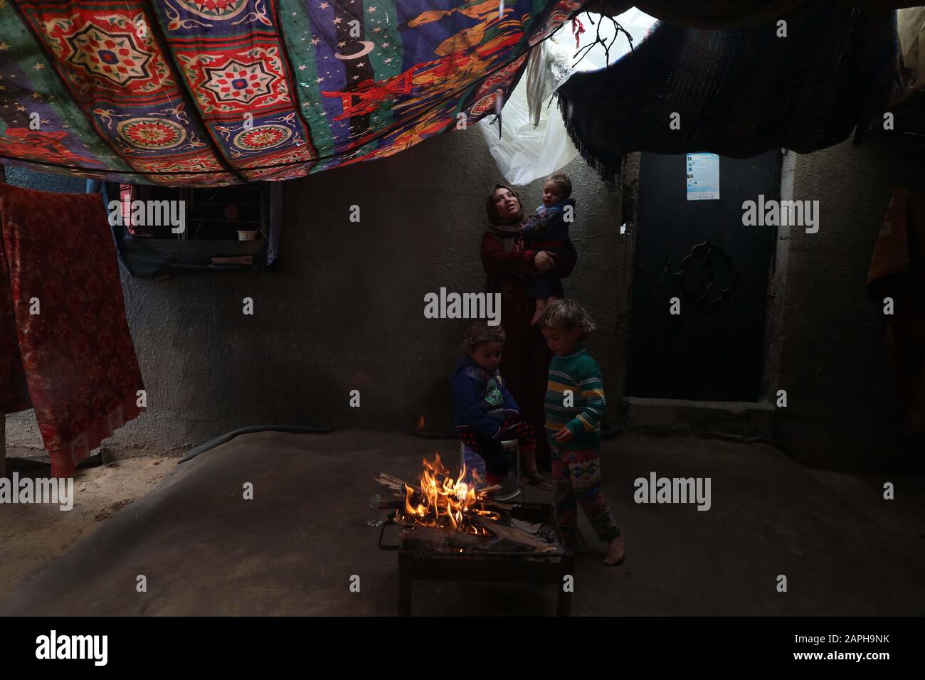 Bat Lahia, The Gaza Strip, Palestine. 22nd Jan, 2020. Palestinian ...