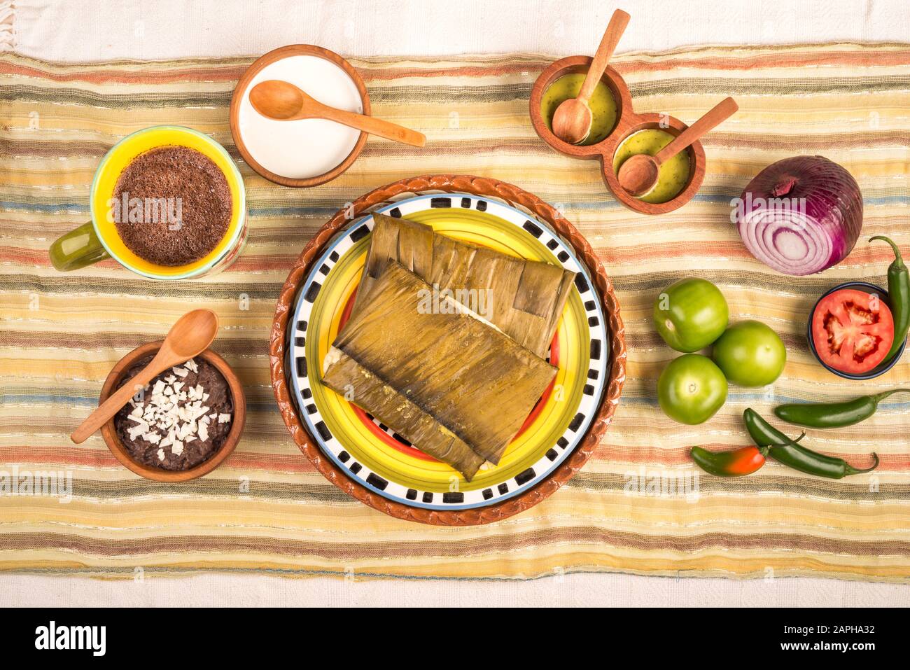 Tamales Oaxaqueños, Mexican dish made with corn dough, chicken or pork ...