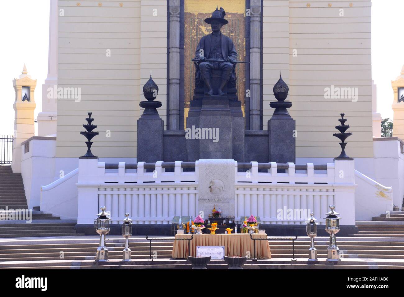 The King Rama I Monument in Bangkok, Thailand, Asia Stock Photo - Alamy