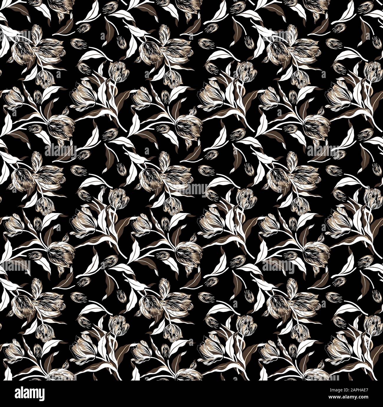 A seamless pattern for textile print. Textile design for apparel Stock ...