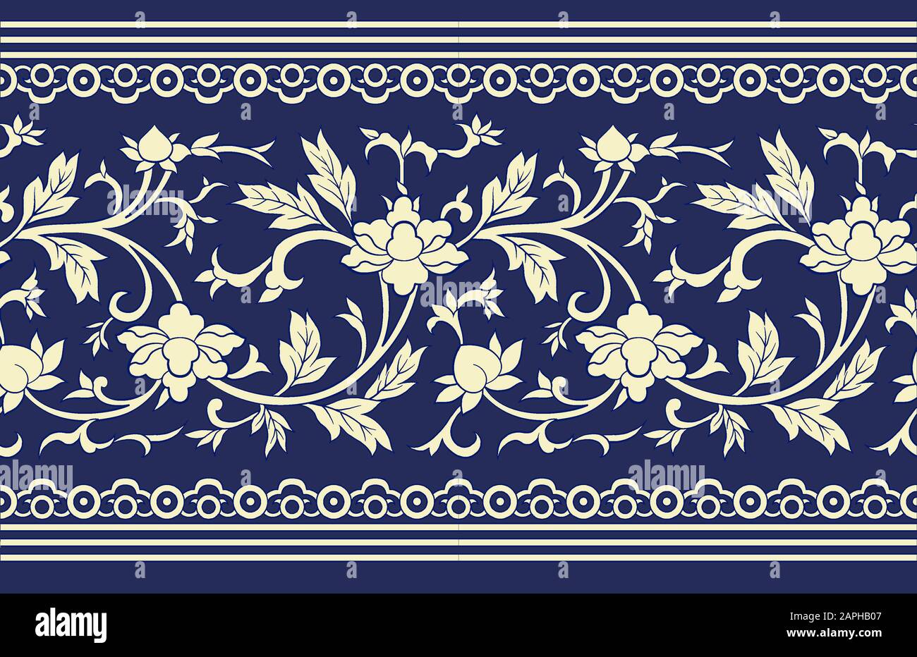 A border design for textile apparel Stock Photo - Alamy