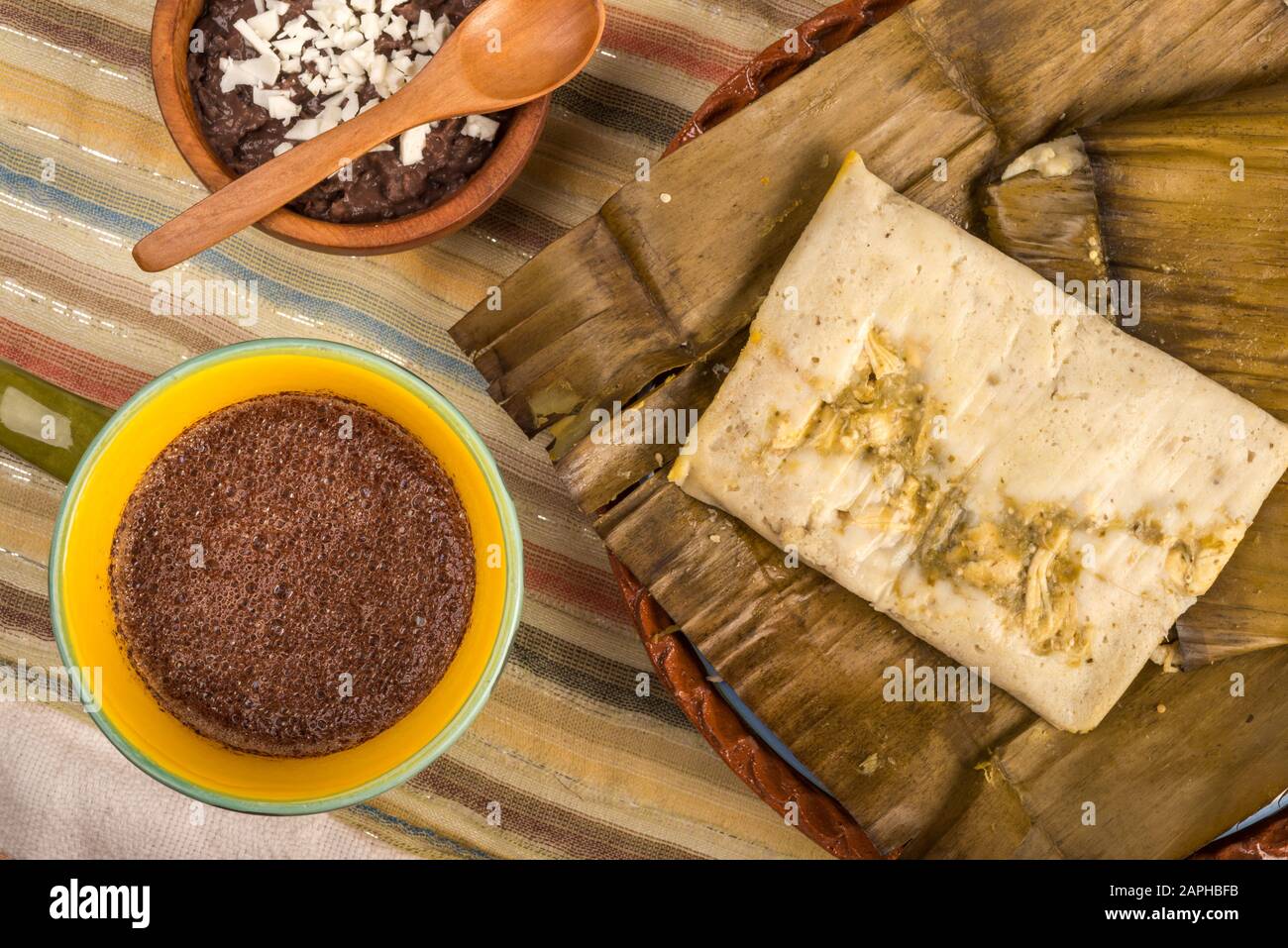 Tamales Oaxaqueños, Mexican dish made with corn dough, chicken or pork ...