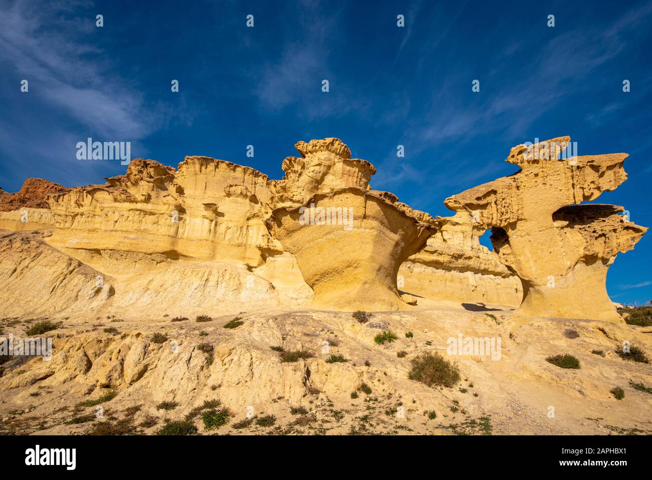 Bolnuevo murcia beach hi-res stock photography and images - Alamy