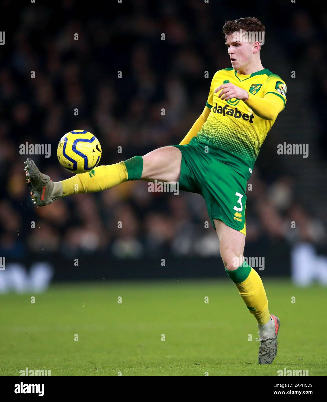 Norwich City's Sam Byram in action during the Premier League match at ...