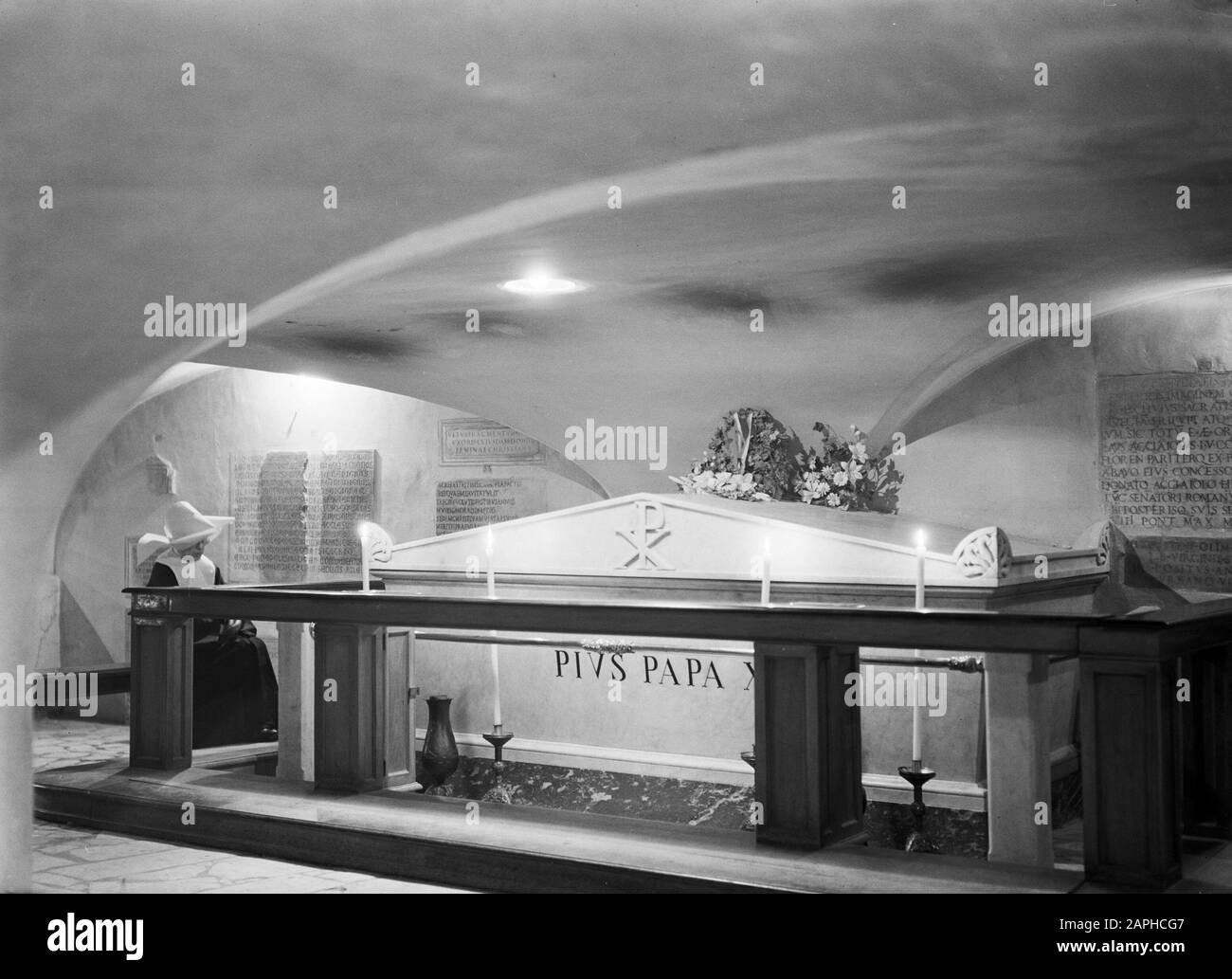 St pius x basilica Black and White Stock Photos & Images - Alamy