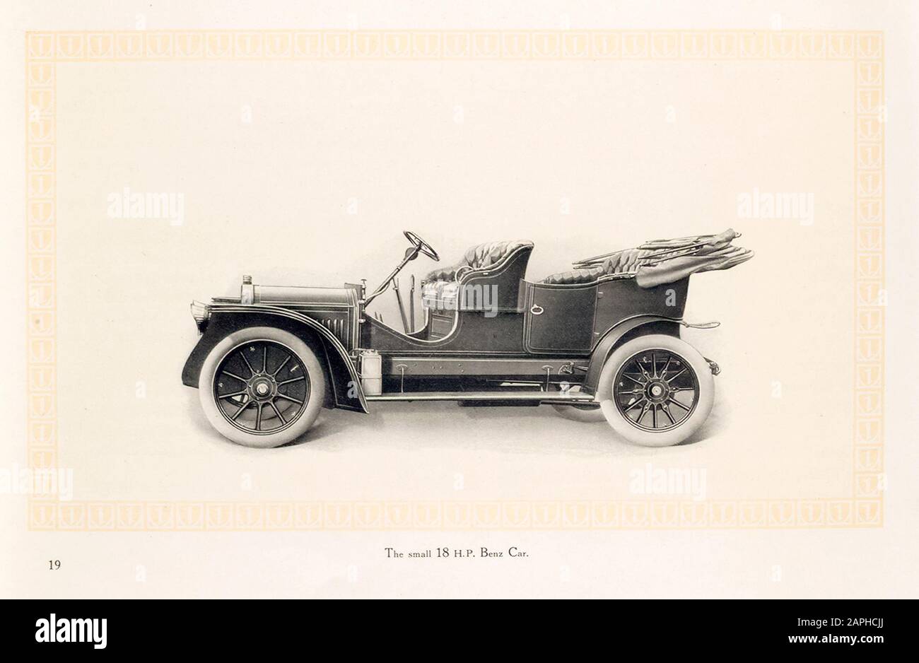 Vintage car, the small 18 hp Benz car from the Benz & Co trade ...