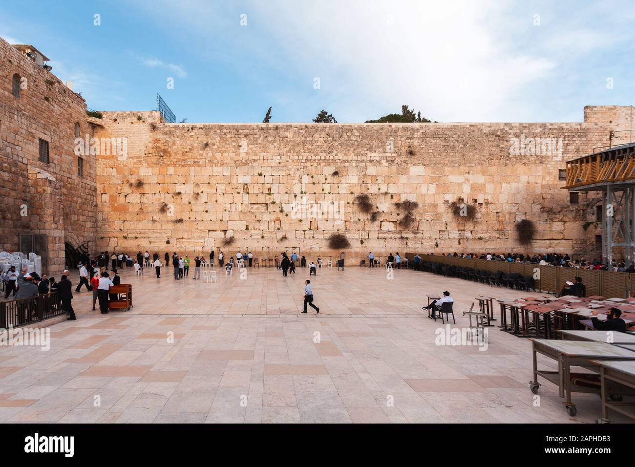 Wall of Tears or Wailing Wall in Jerusalem, Israel Stock Photo - Alamy