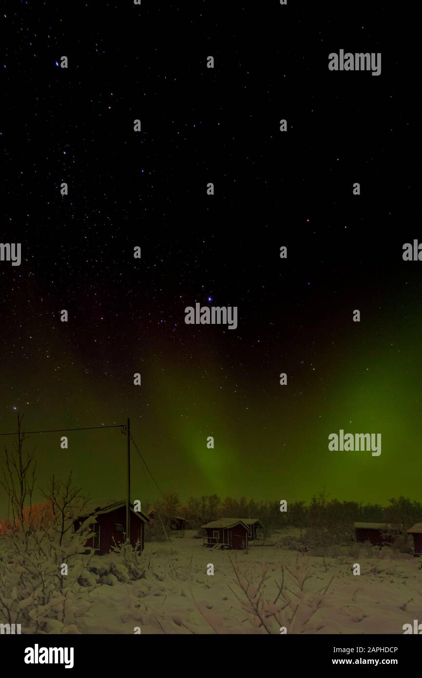 Northern Lights (Aurora Borialis) Over Norway Stock Photo - Alamy