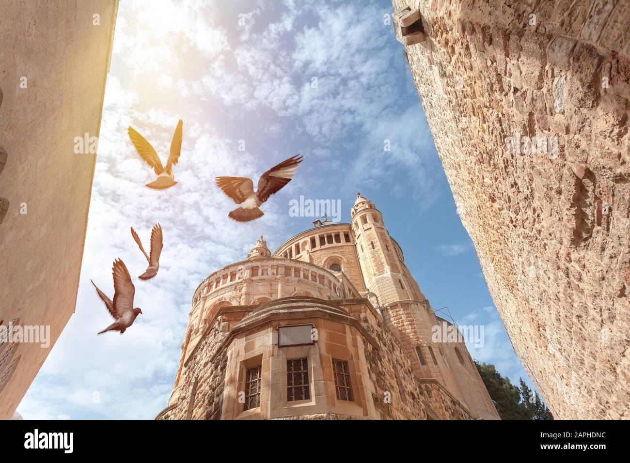 Franciscan monastery, Jerusalem, Israel Stock Photo - Alamy