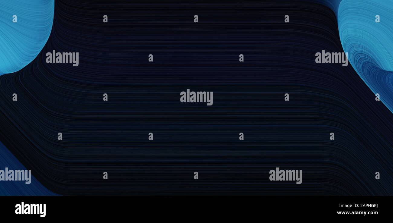 background graphic with abstract waves illustration with black, steel ...