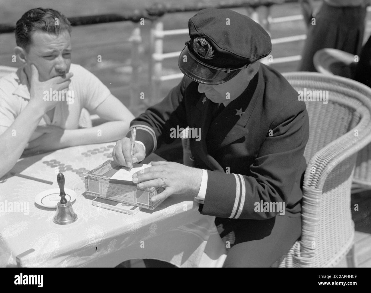 MS Colombia Description: The captain of the MS Colombia Annotation: D ...